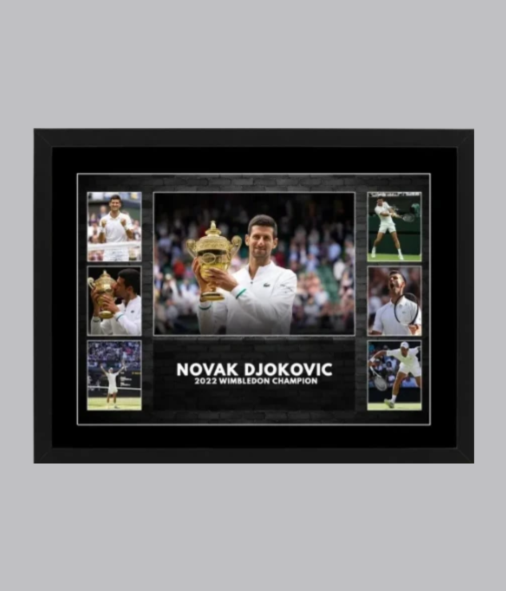 Novak Djokovic Small Print Collage V1 – Quality Memorabilia and Artwork