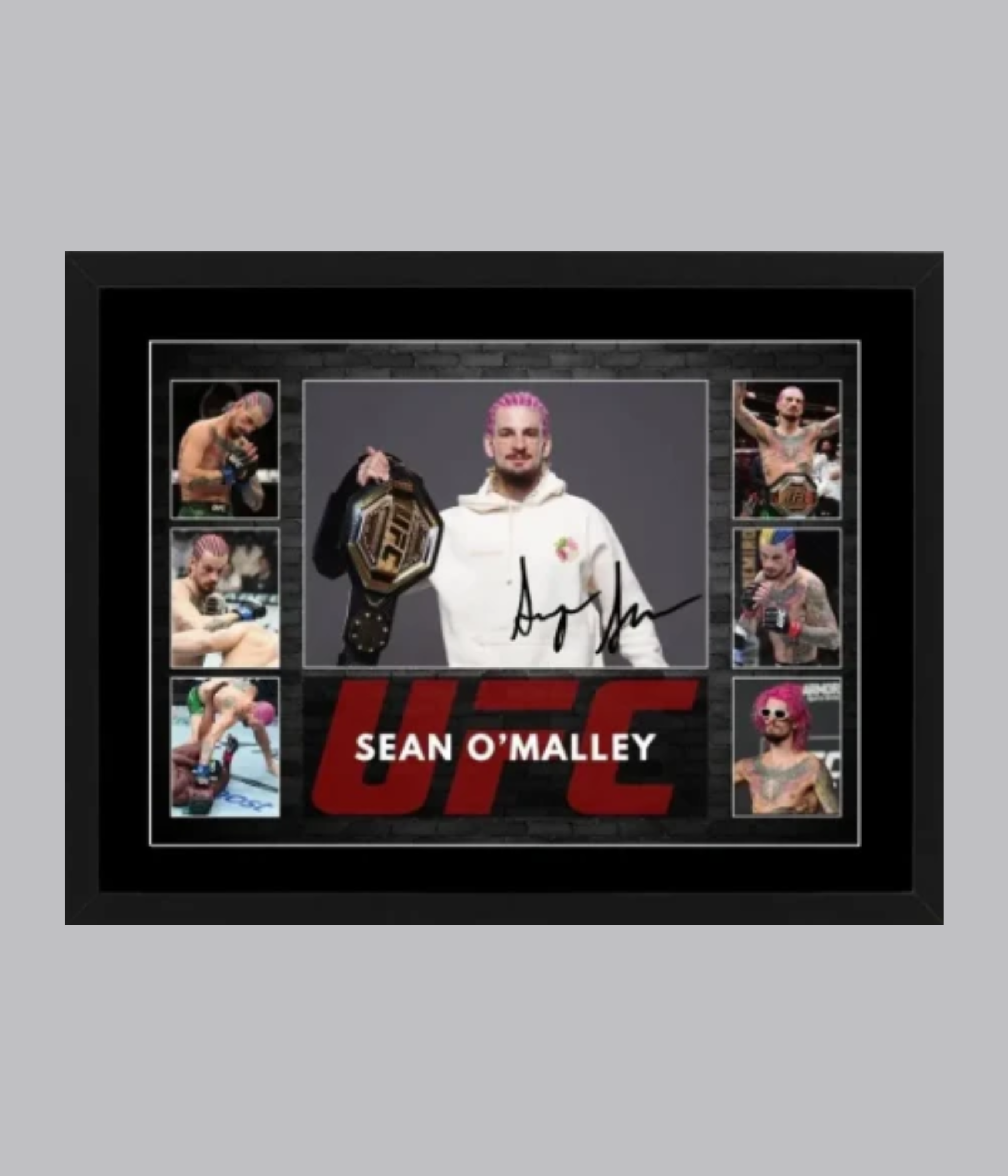 Sean O’Malley Small Print Collage – Quality Memorabilia and Artwork