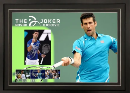 Novak Djokovic Signed Image – Quality Memorabilia and Artwork