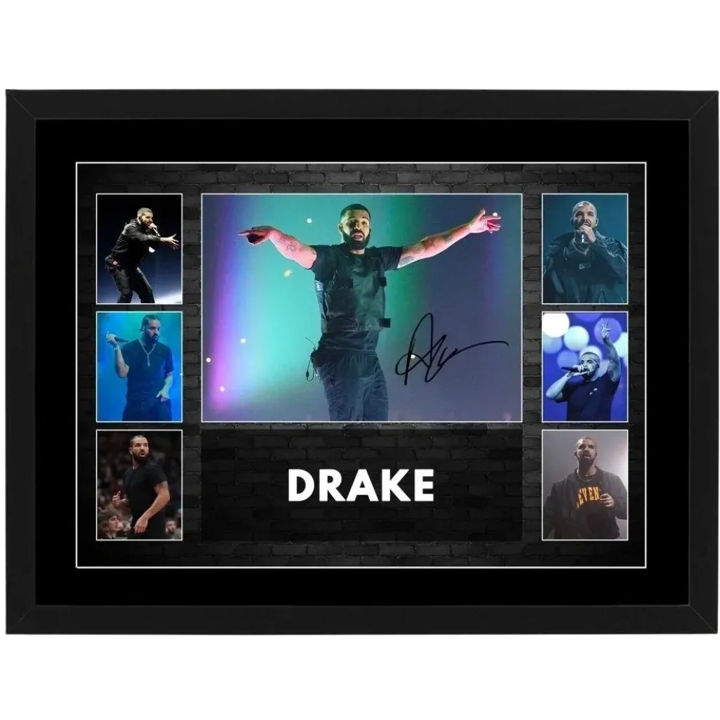 Drake Small Print Collage – Quality Memorabilia and Artwork
