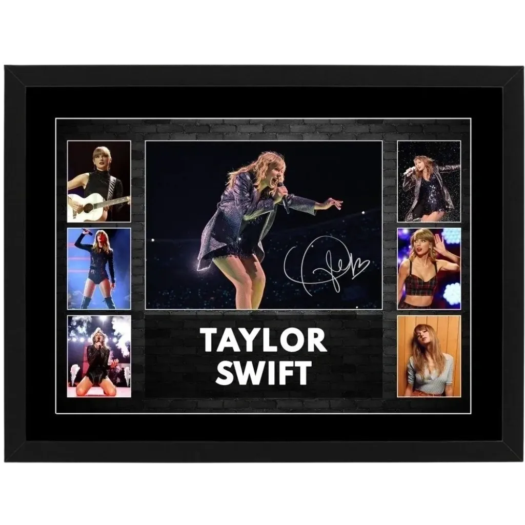 Taylor Swift Small Print Collage V1 – Quality Memorabilia and Artwork