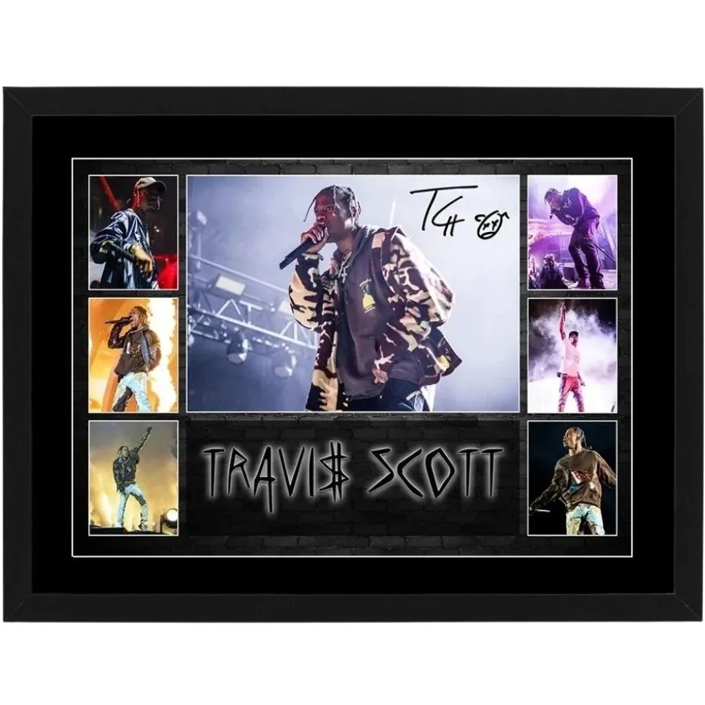 Travis Scott Small Print Collage – Quality Memorabilia and Artwork