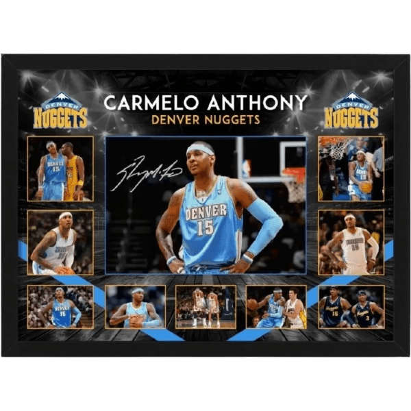 Carmelo Anthony Large Print Collage – Quality Memorabilia and Artwork