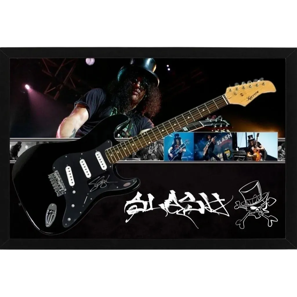 Slash Signed Guitar – Quality Memorabilia and Artwork